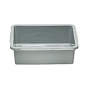 Rubbermaid Commercial Products, Food Service Bus/Utility Tote Box, 4 5/8 gal, Gray