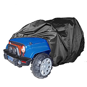Kids Ride-On Toy Car Cover， Outdoor Protective Cover for Children's Electric Vehicles- Universal Fit,Waterproof Windproof Snow Dust Protection,55" x 33" x 32".