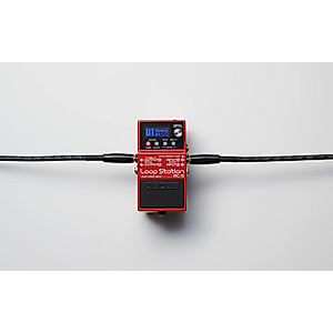 Boss RC-5 Loop Station Bundle with Power Adapter, 10ft Instrument Cable, 6in Patch Cable, and Picks