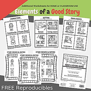 Goldilocks and Three Bears Felt Story Set | 19 PRECUT & Ready to Play Colorful & Durable Felt Pieces for Toddlers, Preschool & Kindergarten | Reusable Felt Board Stories