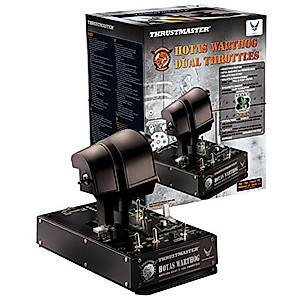 Thrustmaster HOTAS Warthog Dual Throttles for Flight Simulation, Official Replica of the U.S Air Force A-10C Aircraft (Compatible with PC)