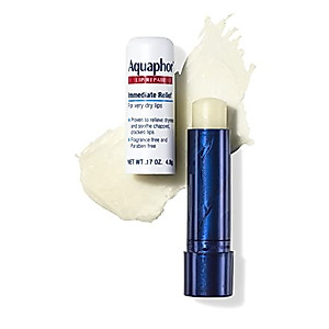 Aquaphor Lip Repair Stick - Soothes Dry Chapped Lips - 0.17 Ounce (Pack of 4)