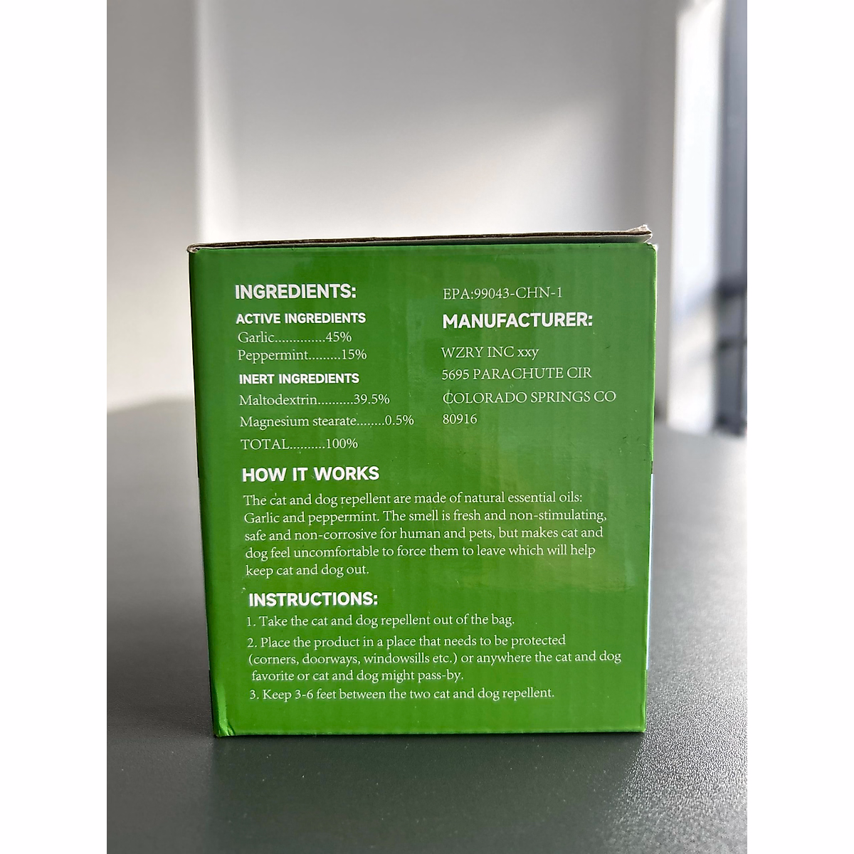 12 Pack Cat and Dog Repellent Balls - Natural Peppermint Oil Cat Deterrent for Indoor/Outdoor Use, Keeps Stray Cats Digging Dogs Away from Yard, Lawn, Garden, and Furniture - Safe for Pets and Family