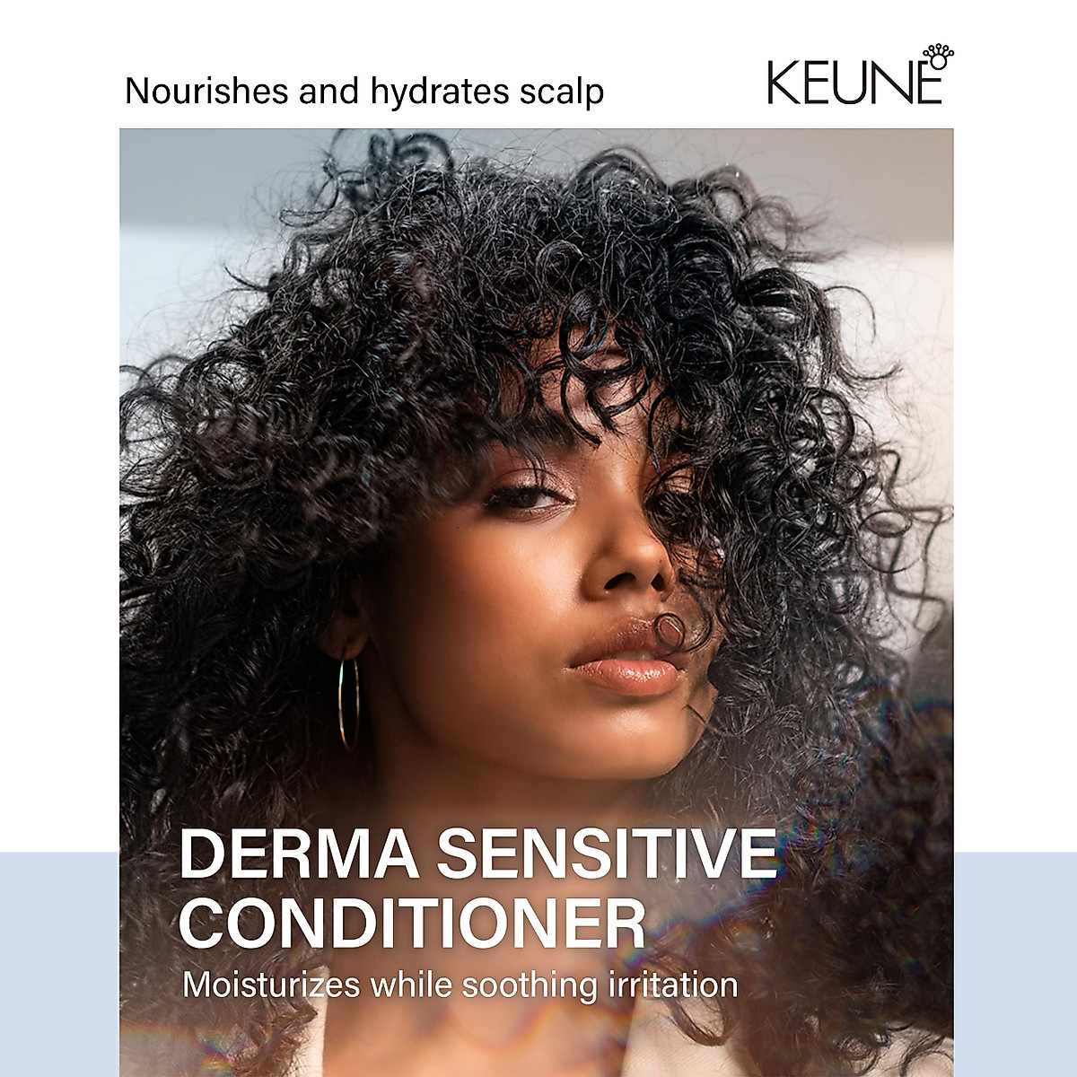 Keune Care Derma Sensitive Conditioner, Soothing & Hydrating Conditioner for Dry Scalp, 8.5 Fl Oz
