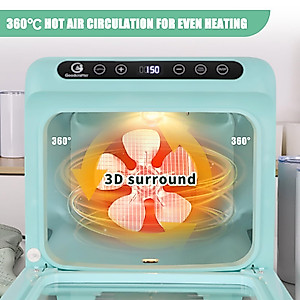 Goodcrafter Sublimation Oven Machine 110V Convection Oven for Sublimation Blanks Mugs Tumblers Cups Water Bottles Bulk Printing with Mini Heat Gun,Heat Shrink Bag,Heat Resistant Tape,Glove.