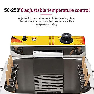 Koalalko Commercial Korean Cheese Hot Dog Fryer 8 Hooks Catering Equipment Corn Dog Electric Deep Fryers Making Machine