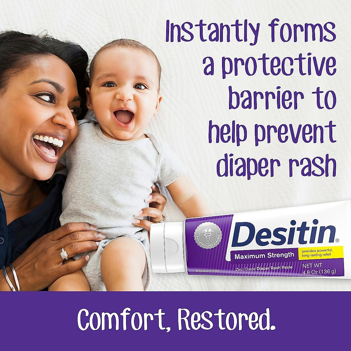 Desitin Diaper Rash Original Ointment 2 oz (4 Pack)