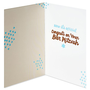 American Greetings Bar Mitzvah Card (It's Official)