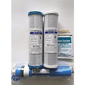 GE SMART WATER REVERSE OSMOSIS GXRM10G PRE & POST FILTERS 50 GPD GE FXWTX GE FX12P GE FX12M ANNUAL RO REPLACEMENT FILTER PACK