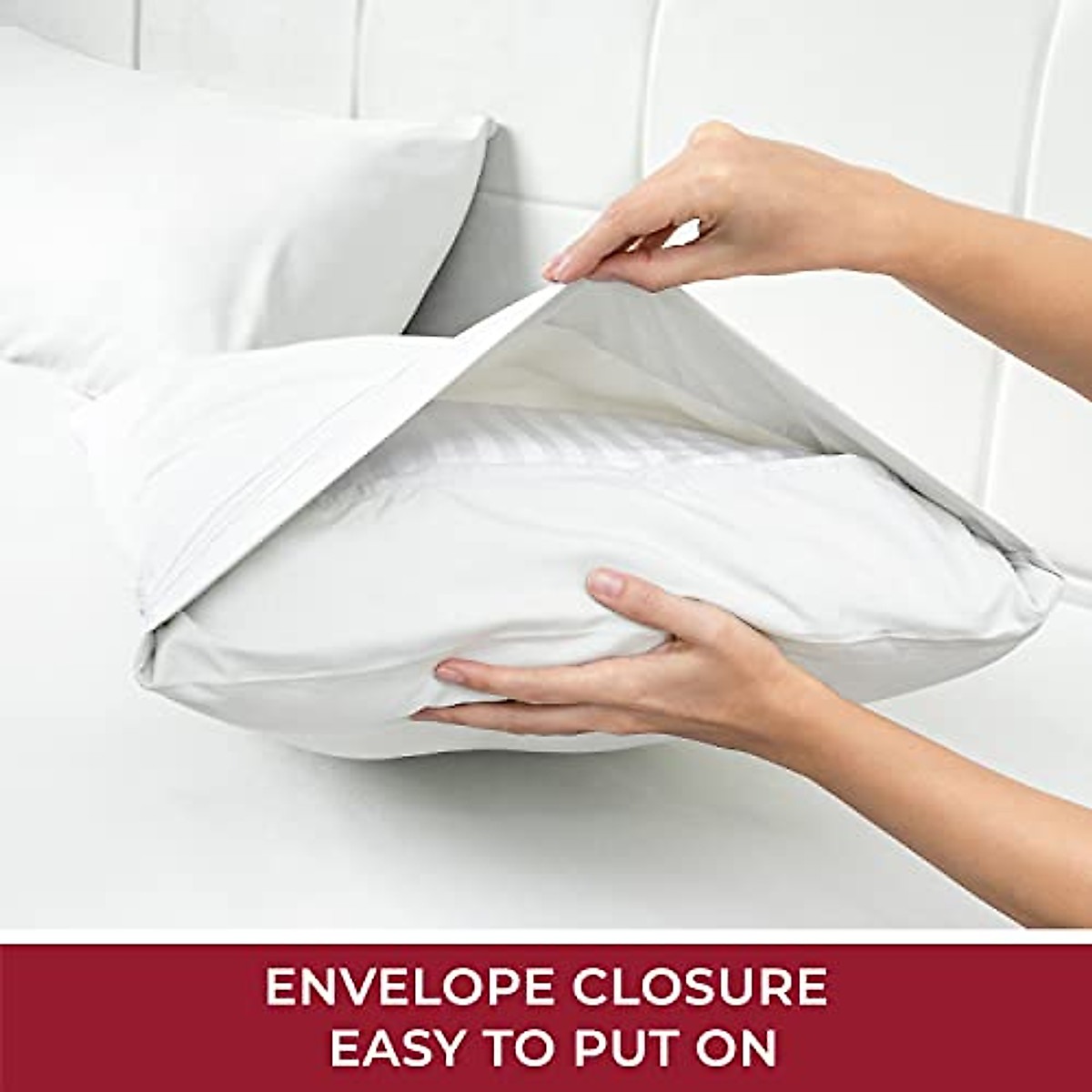 Mellanni King Size Sheets - Iconic Collection Bedding Sheets & Pillowcases - Hotel Luxury, Extra Soft, Cooling Bed Sheets - Deep Pocket up to 16" - Wrinkle, Fade, Stain Resistant - 4 PC (King, White)