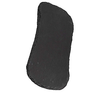 DOITOOL 1pc Slate Dinner Plate Fruit Dessert Storage Plate Slate Boards for Food Slate Dish Sushi Boat Snack Plates Vinegar Dish Fettuccine Noodles Natural Slate Plate Decorate Flat Plate