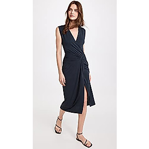 rag & bone Women's Christy Drape Dress, Salute, Blue, S