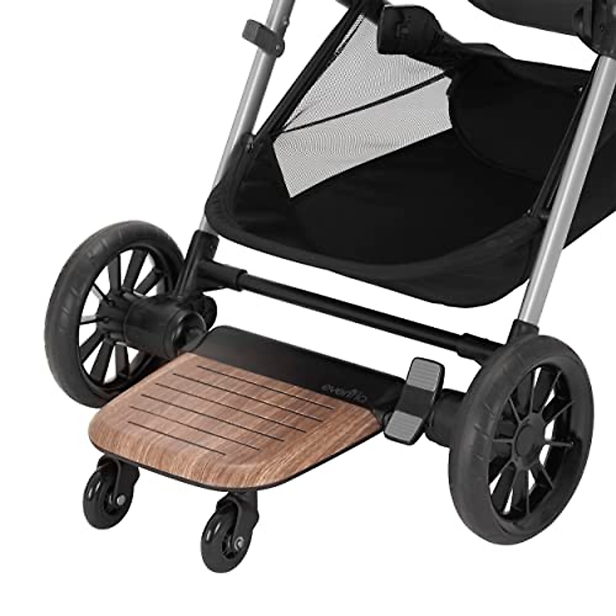 Evenflo Stroller Rider Board, Convenient Riding Options, Non-Skid Surface, Smooth-Ride Wheels, Easy to Use, Holds up to 50 Pounds, No Additional Parts Needed - 1 Count (Pack of 1)