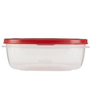 Rubbermaid Easy Find Lids Food Storage Container, 9 Cup, Racer Red