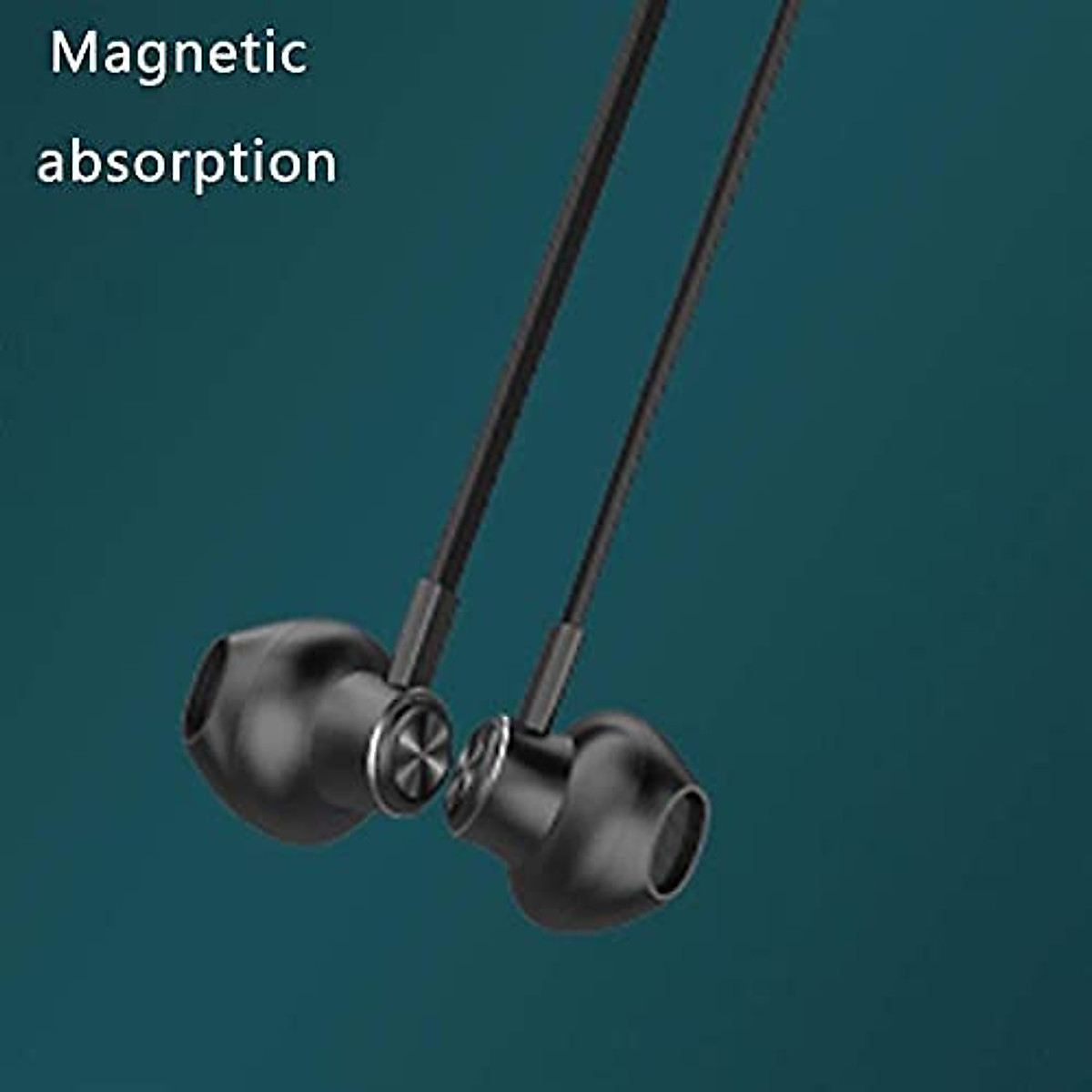 ESSONIO Bluetooth Headphones Wireless Earbuds Neckband with mic Noise Cancelling Wireless Headset 400 Hours Standby timefor Sports (New Gray)