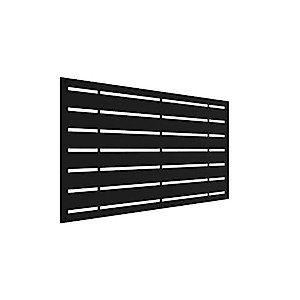 Barrette Outdoor Living 73030581 Boardwalk Decorative Screen Panel, Black