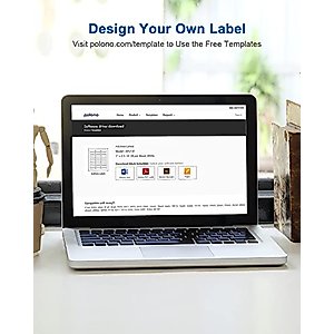 Mailing Address Labels, 1" x 2-5/8" Shipping Address Labels for Inkjet & Laser Printers, 750 Blank POLONO Address Labels Compatible with Avery 5160, 8160 Labels, FBA and SKU Labels, Easy to Peel
