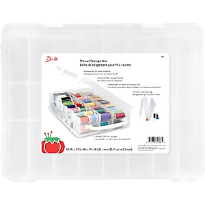 Dritz Thread Storage Box 13X10X3, Transparent