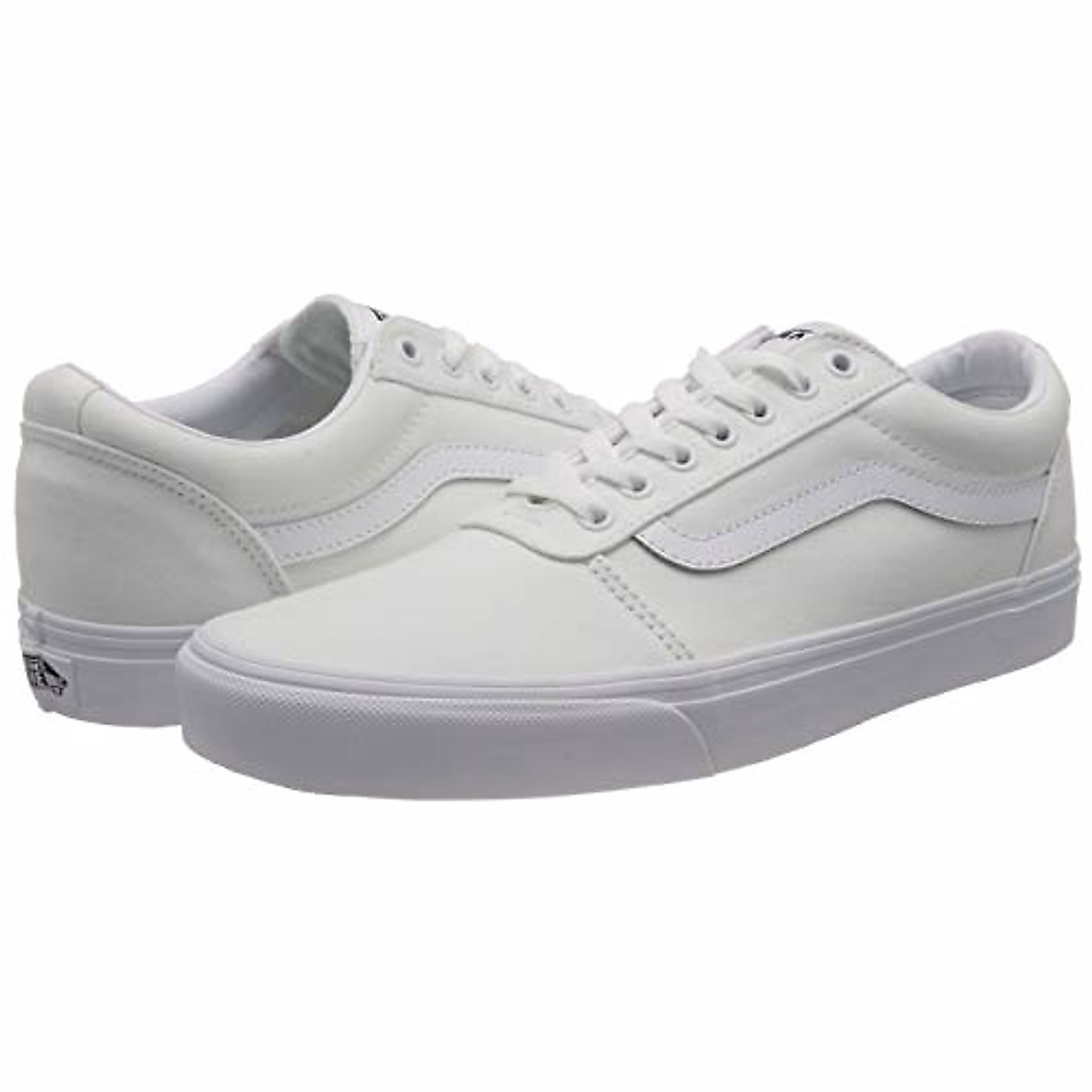 Vans Men's Ward Sneaker, Canvas White White, 10.5