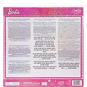 Barbie - Townley Girl 18 Pcs Cosmetic Makeup Gift Box Set includes Lip Gloss, Nail Polish, Eye Shadow, Hair Accessories and more! for Kids Girls, Ages 3+ perfect for Parties, Sleepovers and Makeovers