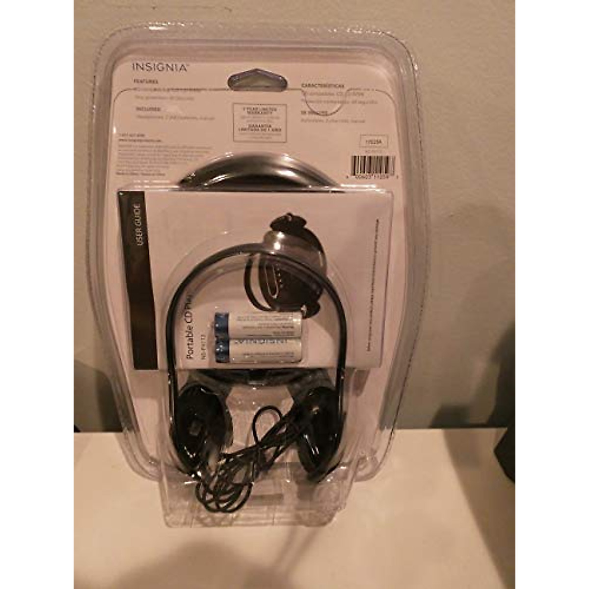 Insignia NS-P4112 Portable CD Player with Skip Protection for CD, CD-R, CD-RW - Includes Headphones