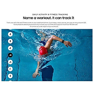 Samsung Galaxy Watch 4 44MM SM-R870 Aluminum Smartwatch GPS Only - Green (Renewed)