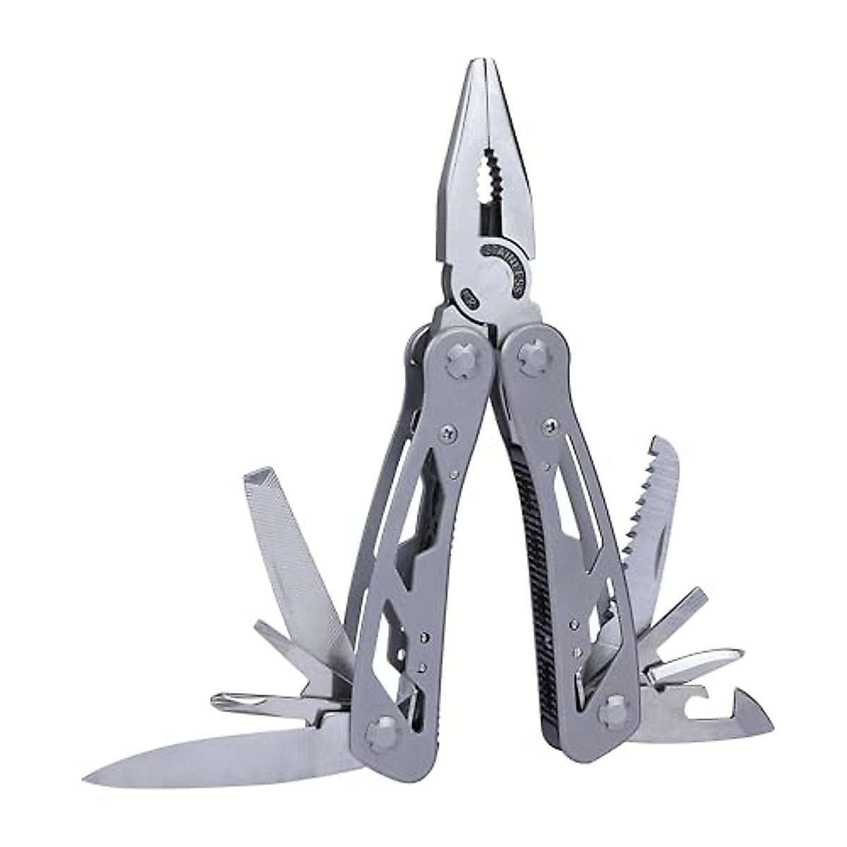 STANLEY Multitool, 12-in-1, Stainless Steel, Black Pouch (84-519K)