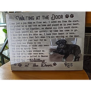 Custom Canvas Bereavement Gift | Dog Memorial Gift | Remembrance Gift | Sympathy Gift | Personalized Gift | Dog Gift | Memorial Gift | Pet Loss Gifts Custom Size
