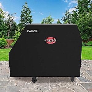 Char-Griller 8355 Flat Iron 3 Burner Outdoor Gas Griddle Grill Cover, Black