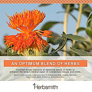 Herbsmith Comfort Aches – Herbal Pain Relief for Dogs + Cats – For Pet Aches + Pains – Anti-Inflammatory Supplement – 150g Powder