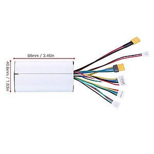 life Motor Brushless Controller Kit,Carbon Fiber Electric Controller with LCD Display Panel for Electric Bike Scooter(Controller + Throttle + Brake)