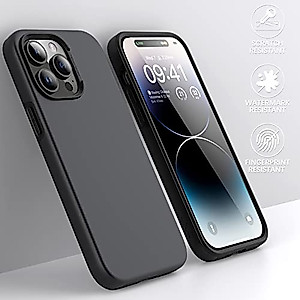 TEAM LUXURY iPhone 14 Pro Max Phone Case, 6.7" [UNIQ Series] Shockproof Rugged Anti-Scratch Protective Case for iPhone 14 Pro Max Phone Case, (Black)