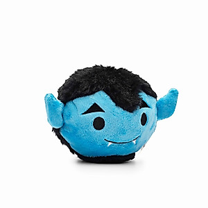 Flourish Pets 2 in 1 Halloween Multi-Layer Chew Toy for Active Dogs | Non-Toxic BPA Free Double Stitched Soft Fabric Exterior Dog Toys | Long-Lasting Dog Plush Toys– Dracula 3.5"