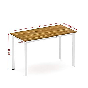 Weehom Computer Desk Home Office Writing Desk Study Laptop/Dining Table