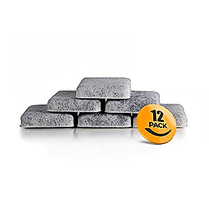 K&J Petmate Replendish and Petmate Mason Compatible Charcoal Water Filters - Replaces Petmate Replendish Water Filters (12 Pack)