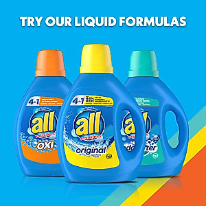 all with Stainlifters Original Mighty Pacs Laundry Detergent Pacs, 4 in 1 Stainlifters, One Tub, 75 Count