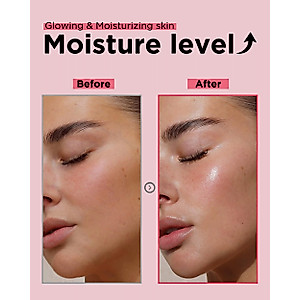 EASYDEW DW-EGF Double Synergy Ampoule - Intensive Moisturizing Face Serum with Hyaluronic Acid, Ceramide, Bakuchiol - Firming, Moisture Glow Skin for Rough Skin - For All Skin Types, 1.69 fl.oz.