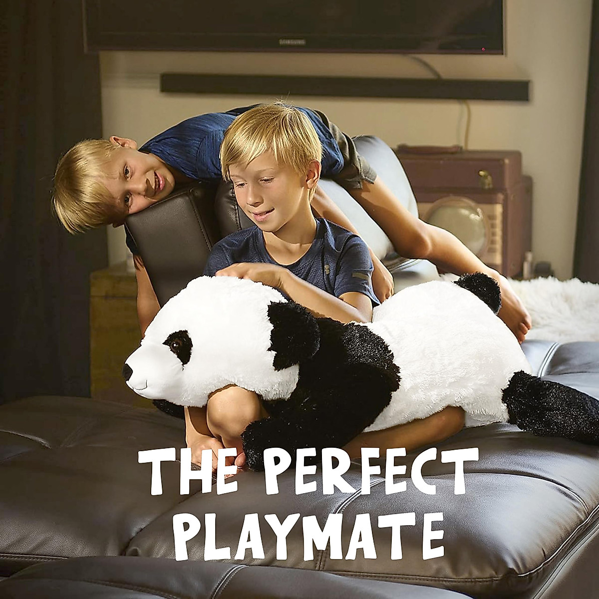 RB Royal Brooks Giant Stuffed Animal Dog, Dog Stuffed Animals, Stuffed Dog Body Pillow for Kids, Big Stuffed Animal Plush, Large Stuffed Dog, Huge Stuffed Animals (Panda)