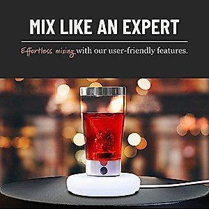 Barsys Smart Coaster Cocktail Machine - Automated Cocktail Maker for a Home Bar - Barsys Coaster + APP for at Home Cocktails – Simple Design, Easy to Clean (Coaster + Cocktail Mixer Cup)