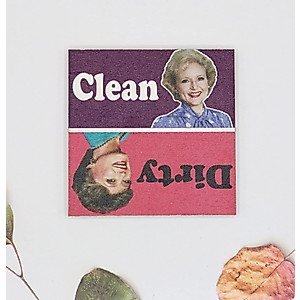 The Golden Girls Dishwasher Magnet, Clean Dirty Magnet Sign Indicator, Trendy Universal Kitchen Dish Washer Refrigerator Magnet, Super Strong Magnet (Golden Girls)