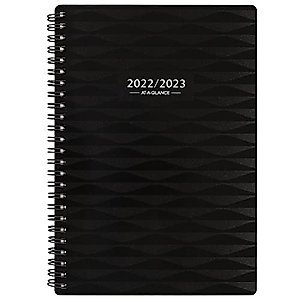 AT-A-GLANCE 2022-2023 Planner, Weekly & Monthly Academic, 5-1/2" x 8-1/2", Small, Elevation, Black (75101P05)