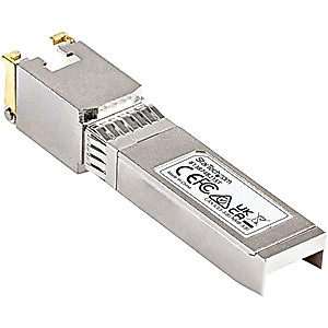 StarTech.com HPE 813874-B21 Compatible SFP+ Module - 10GBASE-T - SFP to RJ45 Cat6/Cat5e - 10GE Gigabit Ethernet SFP+ - RJ-45 30m - HPE BladeSystem, c-Class (813874B21ST)