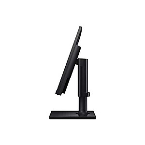 SAMSUNG FT45 Series 24-Inch FHD 1080p Computer Monitor, 75Hz, IPS Panel, HDMI, DisplayPort, USB Hub, Built-in Speakers, Height Adjustable Stand, 3 Yr WRNTY (LF24T450FZNXGO),Black