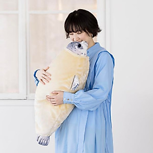 25" Chubby Blob Seal Pillow Soft Plushies, Cute Ocean Stuffed Animals Plush Toy, Room Decor,Throw Pillow Doll Big Plush Toys Gift for Girlfriend,Boys, Girls (Large(25 in))