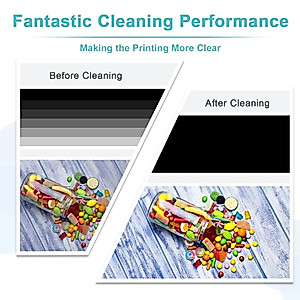 Absonic Printhead Cleaning Kit for Epson, 250mL Printer Cleaning Kit for Inkjet Printer, Print Head Cleaning Kit for HP, Canon Inkjet, Printer Head Cleaning Kit 250mL for Brother Inkjet