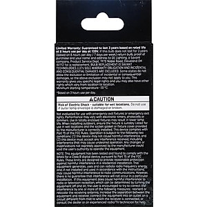 GE Lighting LED Outdoor Light Bulb, 10.5 Watt (60 Watt Equivalent) Soft White, Medium Base, Dimmable (1 Count)