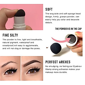 Brow Stamp Stencil Kit Brow Stamping Kit （Light Brown)