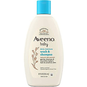 Aveeno Lightly Scented Baby Wash & Shampoo 8 oz.
