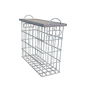 Abite Storage Box, Takelich Slim Basket, 11.8 x 4.3 x 9.8 inches (30 x 11 x 25 cm), White, Square