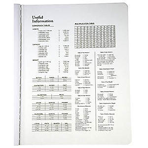 School Smart Hard Cover Composition Book, Unruled, 9-3/4 x 7-1/2 Inches, 100 sheets